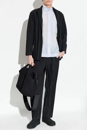 Issey Miyake Pleated Blazer - Black