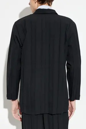 Issey Miyake Pleated Blazer - Black