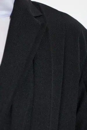 Issey Miyake Pleated Blazer - Black