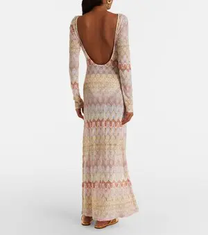 Missoni Lame Maxi Dress - Multicoloured