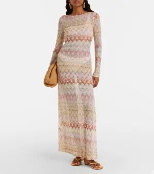 Missoni Lame Maxi Dress - Multicoloured