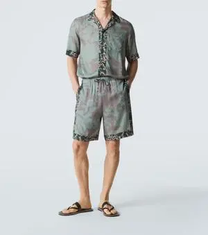 Dries Van Noten Printed Shorts - Multicoloured