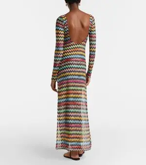 Missoni Zigzag Lame Beach Cover-up - Black
