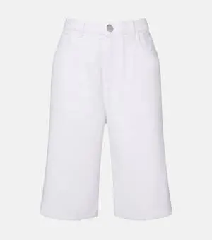 RÓHE Cotton Capri Jeans - White