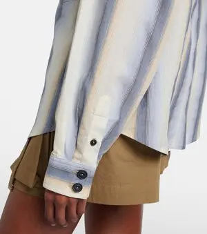 Isabel Marant Étoile Mahvane Striped Cotton Shirt