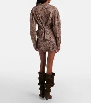 Isabel Marant Étoile Coralie Printed Miniskirt