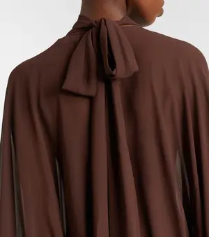 DE LA VALI Nila Chiffon Gown
