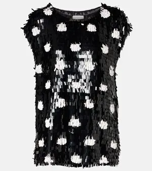 Dries Van Noten Sequined Tops