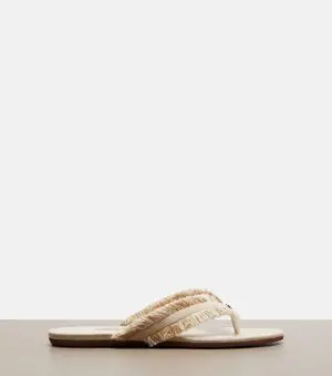 JIMMY CHOO Bay Canvas Sandals