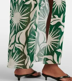 CALA DE LA CRUZ Acacia Beaded Halterneck Maxi Dress