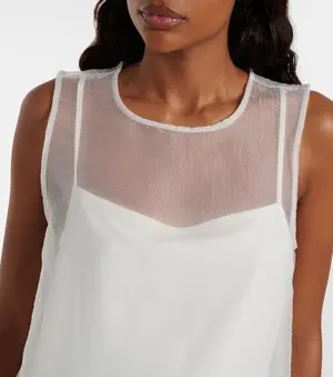 Staud Brea Layered Shift Dress