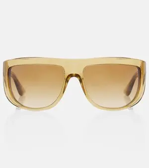 Khaite X Oliver Peoples 1974c Oversized Sunglasses - Yellow