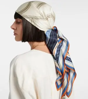 TOTEME Printed Silk Twill Scarf