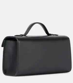 Savette Symmetry Pochette Leather Top-handle Bag - Black
