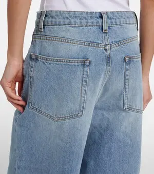 RÓHE Cotton Capri Jeans - Blue