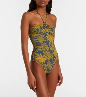 ERES Ailleurs Printed Halterneck Swimsuit - Multicoloured