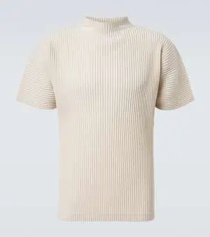 Issey Miyake Homme Plissé Issey Miyake Monthly Colors: March Pleated T-shirt Beige