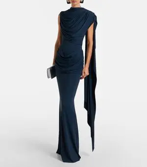 DE LA VALI Jersey Maxi Dress