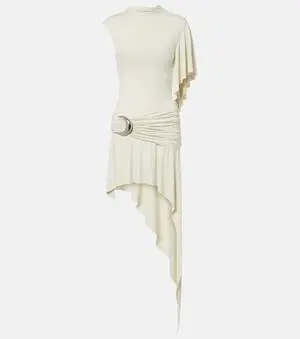 DE LA VALI Titan Jersey Minidress - Green