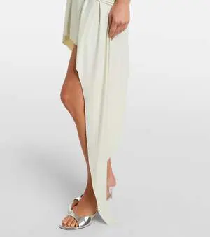 DE LA VALI Titan Jersey Minidress - Green