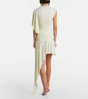 DE LA VALI Titan Jersey Minidress - Green