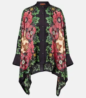 La DoubleJ Printed Silk Twill Shirt - Multicoloured
