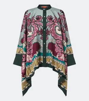 La DoubleJ Foulard Silk Twill Shirt - Multicoloured