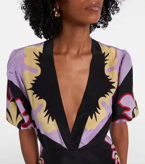 La DoubleJ Marlene Silk Maxi Dress - Multicoloured
