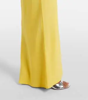 Christopher Esber Verner Cutout Lace-trimmed Maxi Dress - Yellow