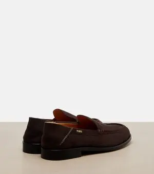 TOD'S Suede Loafers - Brown