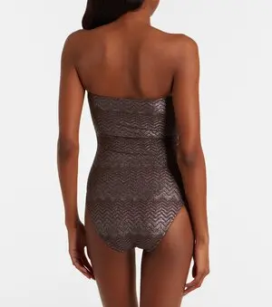Melissa Odabash Argentina Lamé Swimsuit