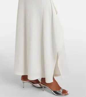 Christopher Esber Embellished Jersey Maxi Skirt - White