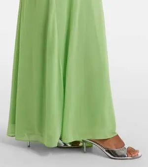 Christopher Esber Ripple Draped Gown - Green