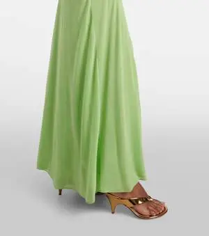 Christopher Esber Ripple Draped Gown - Green