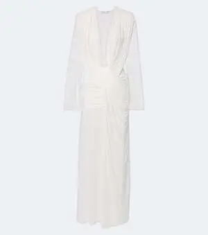 Christopher Esber Ripple Draped Gown - White