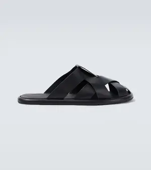 Giorgio Armani Leather Sandals
