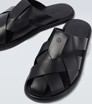 Giorgio Armani Leather Sandals