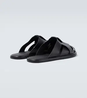 Giorgio Armani Leather Sandals