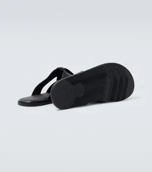 Giorgio Armani Leather Sandals