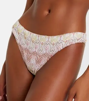 Missoni Lamé One-shoulder Bikini - Multicoloured