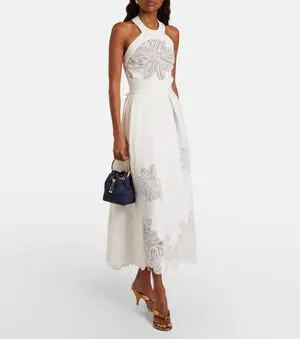 JIMMY CHOO Bon Bon Small Raffia-effect Bucket Bag - Blue