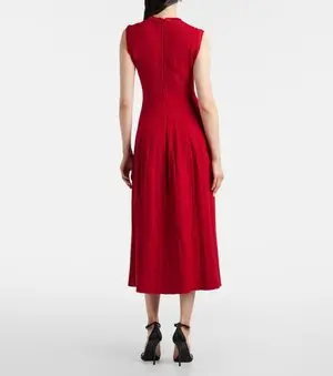 Ralph Lauren Silk-blend Midi Dress