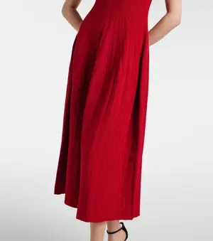 Ralph Lauren Silk-blend Midi Dress
