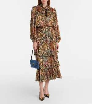Valentino Garavani Devain Small Denim Shoulder Bag