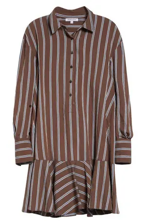 Veronica Beard Azriel Long Sleeve Shirtdress
