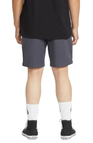Volcom Elastic Waist Shorts - Charcoal
