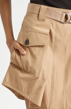 Derek Lam 10 Crosby Belted Cargo Mini Skirt
