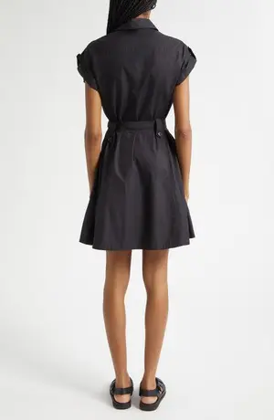 Derek Lam 10 Crosby Azora Poplin Shirtdress - Black