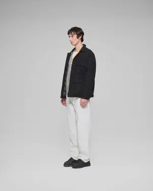VOWELS Cashmere Primaloft Chore Jacket - Black