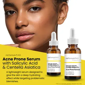 MD FORMULA Acne Prone Serum Salicylic Acid 2%, Centella Asiatica 3% 30ml For Acne & Blemishes